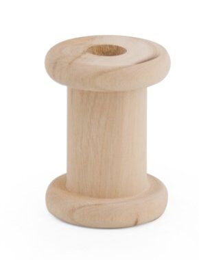 KDD Wood Art - Holzspule/Garnspule 80 mm, 1,95
