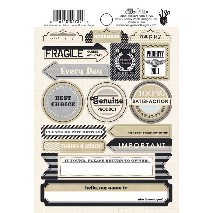 FCP Sticker - Etcetera Label Sticker, 1,50