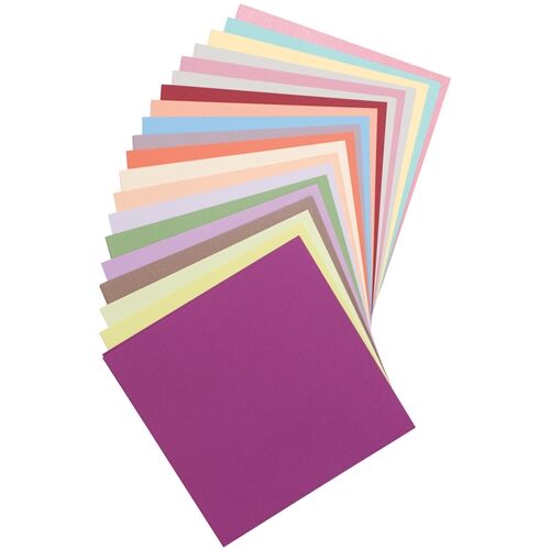Bazzill Cardstock 12"x12" Pack - Assorted Colours, 38,00
