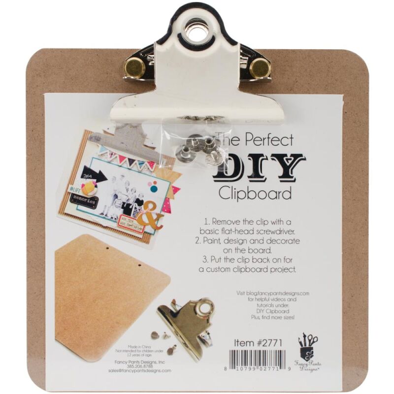FCP Clipboard/Klemmbrett - DIY Adjustable Clipboard 6"x6", 4,95