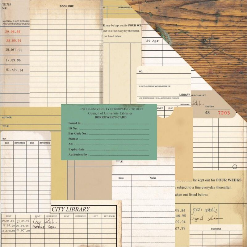 KSC Cardstock - Story Book Library Card, 0,98