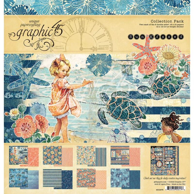 G45 Paper Pad 12" x 12" - Sunkissed, 22,80