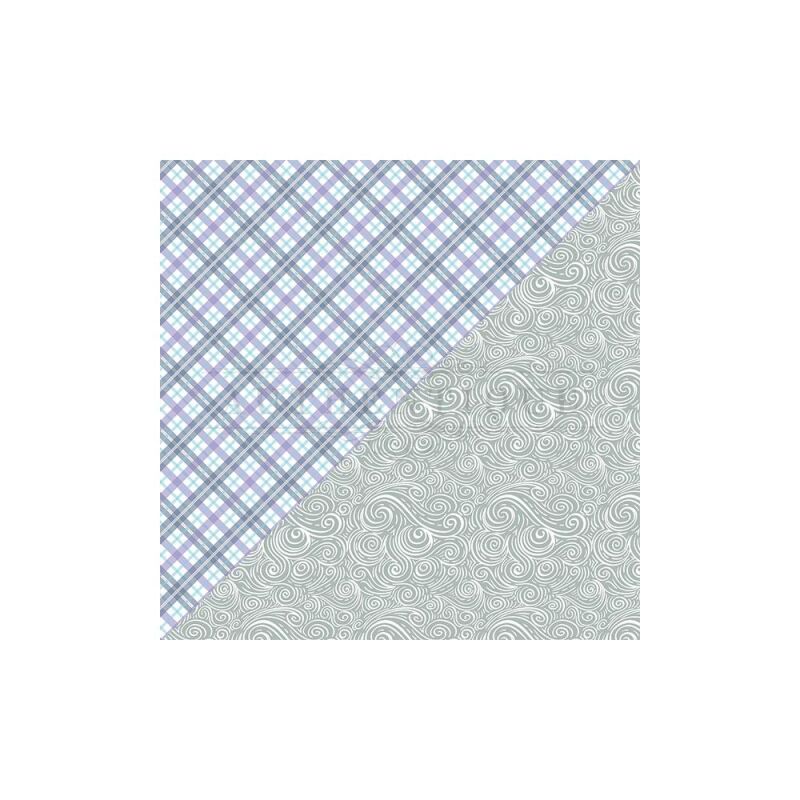 ATQ Cardstock - Frosted Plaid, 1,25