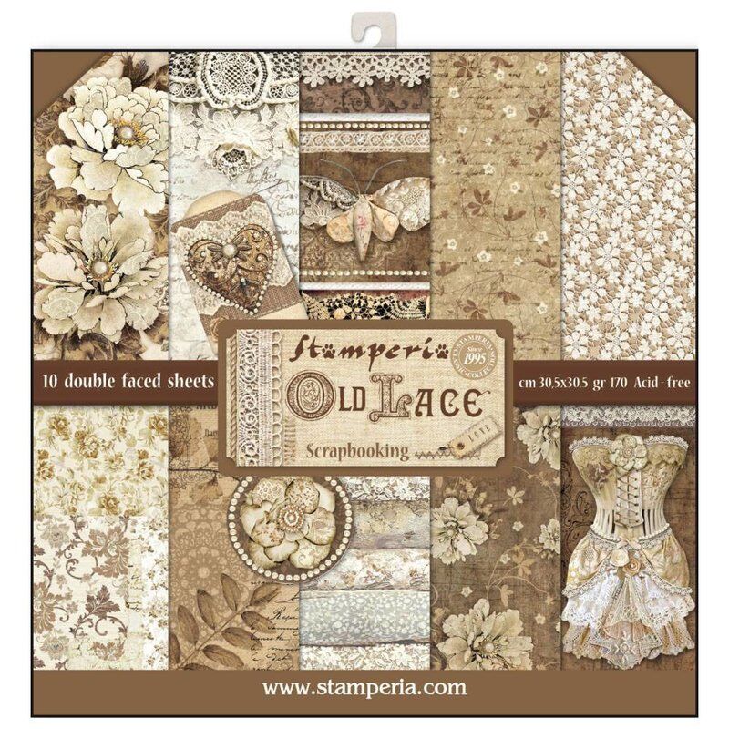 Stamperia Paper Pad 12x12" - Casa Granada, 13,95