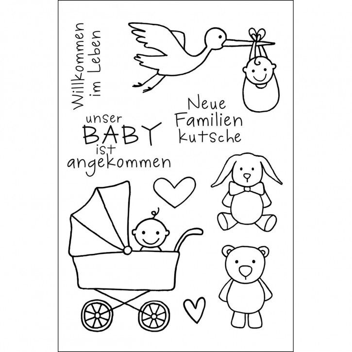 EFC Clear Stempel - Baby, 3,95