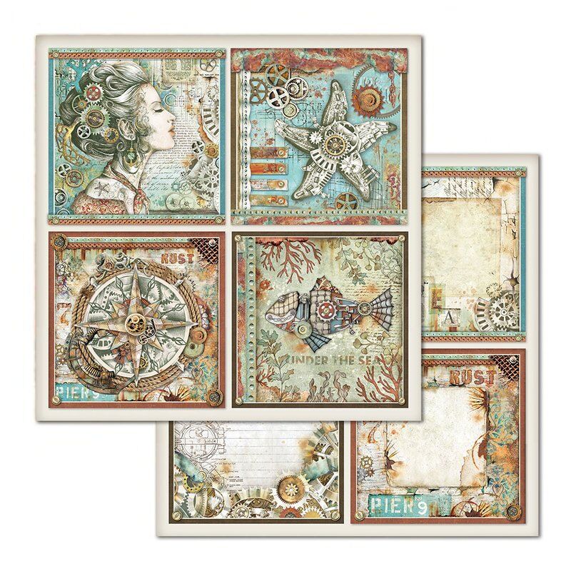 STP Paper Pad 12x12" - Mechanical Sea World, 11,95