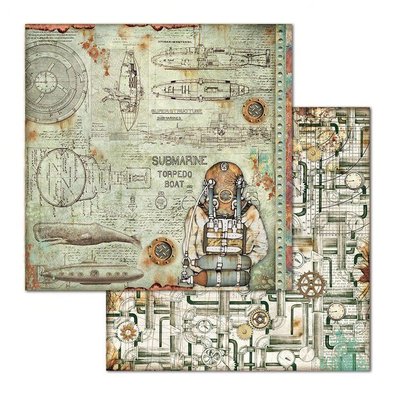 STP Paper Pad 12x12" - Mechanical Sea World, 11,95