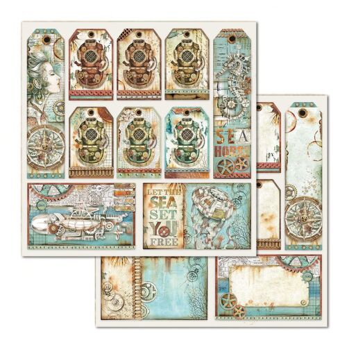 STP Paper Pad 12x12" - Mechanical Sea World, 11,95