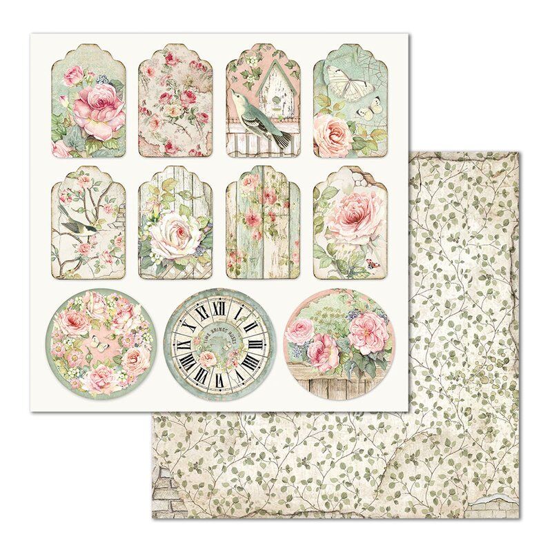 STP Paper Pad 12x12" - House of Roses, 9,95