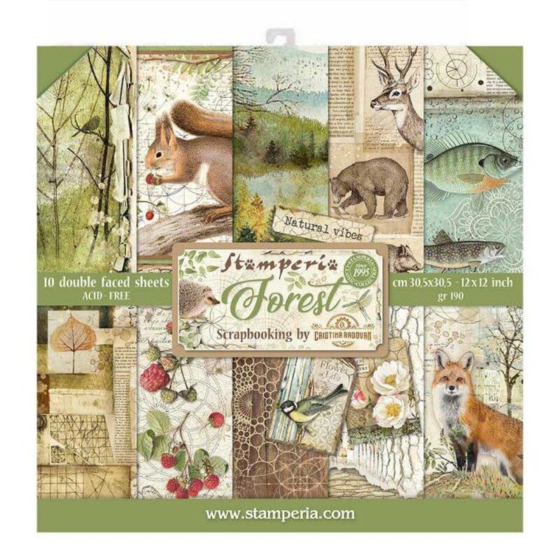 STP Paper Pad 12x12" - Forest, 9,95