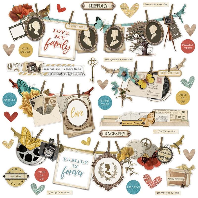 SST Sticker - Simple Vintage Ancestry Banner