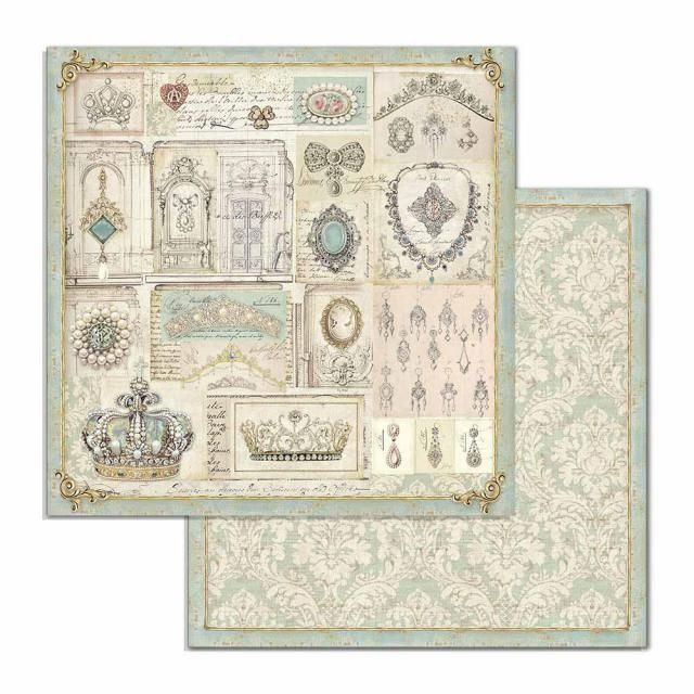 Stamperia Cardstock - Princess Jewellery, 1,15