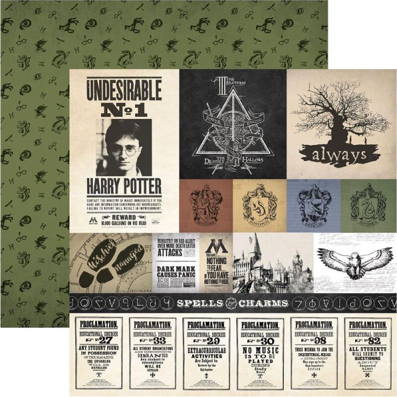 Paper House Cardstock - Harry Potter Parchment Tags, 1,68