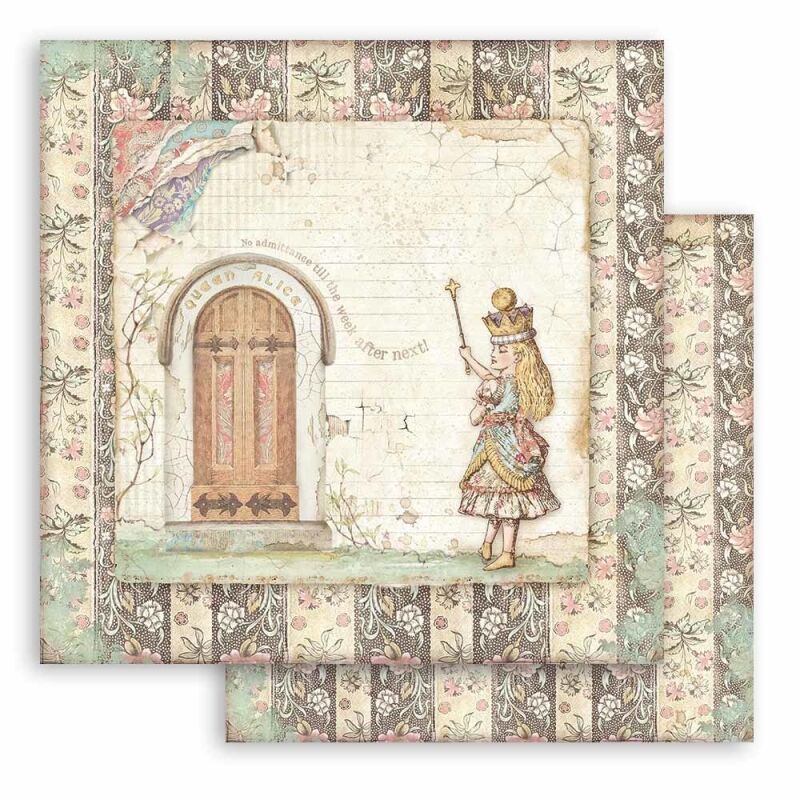 Stamperia Cardstock - Alice Door, 1,15