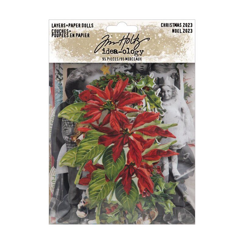 Tim Holtz Ephemera - Layers & Paper Dolls Christmas, 7,50